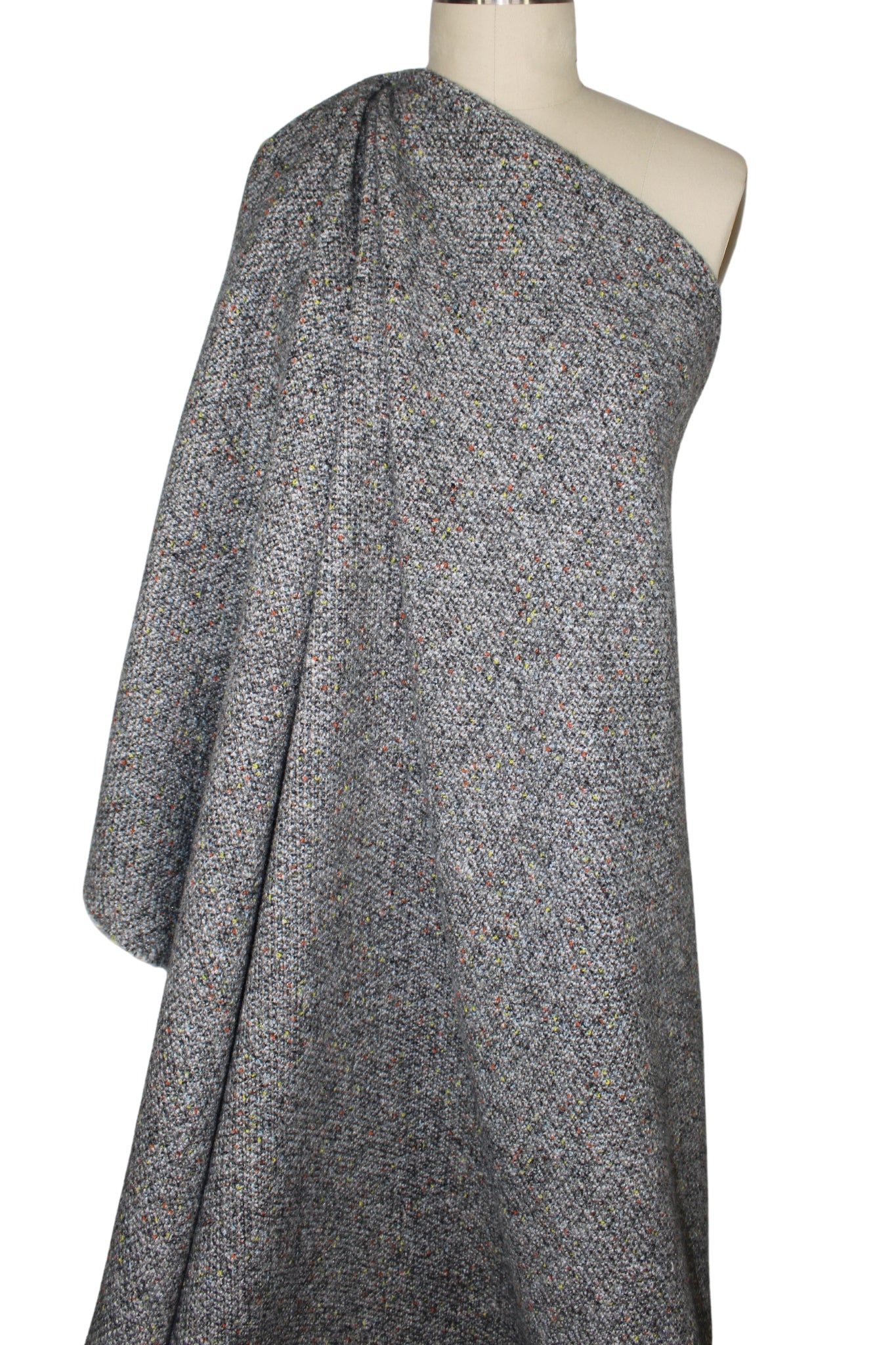 Ny Designer Knit Boucle - Rainbow Flecks on Black and White – Gorgeous ...