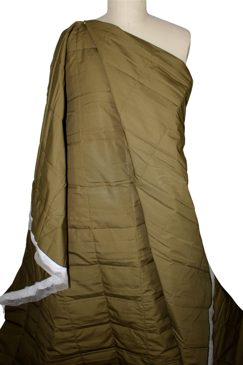 Double Faced Quilted Cotton Coating - Olive – Gorgeous Fabrics