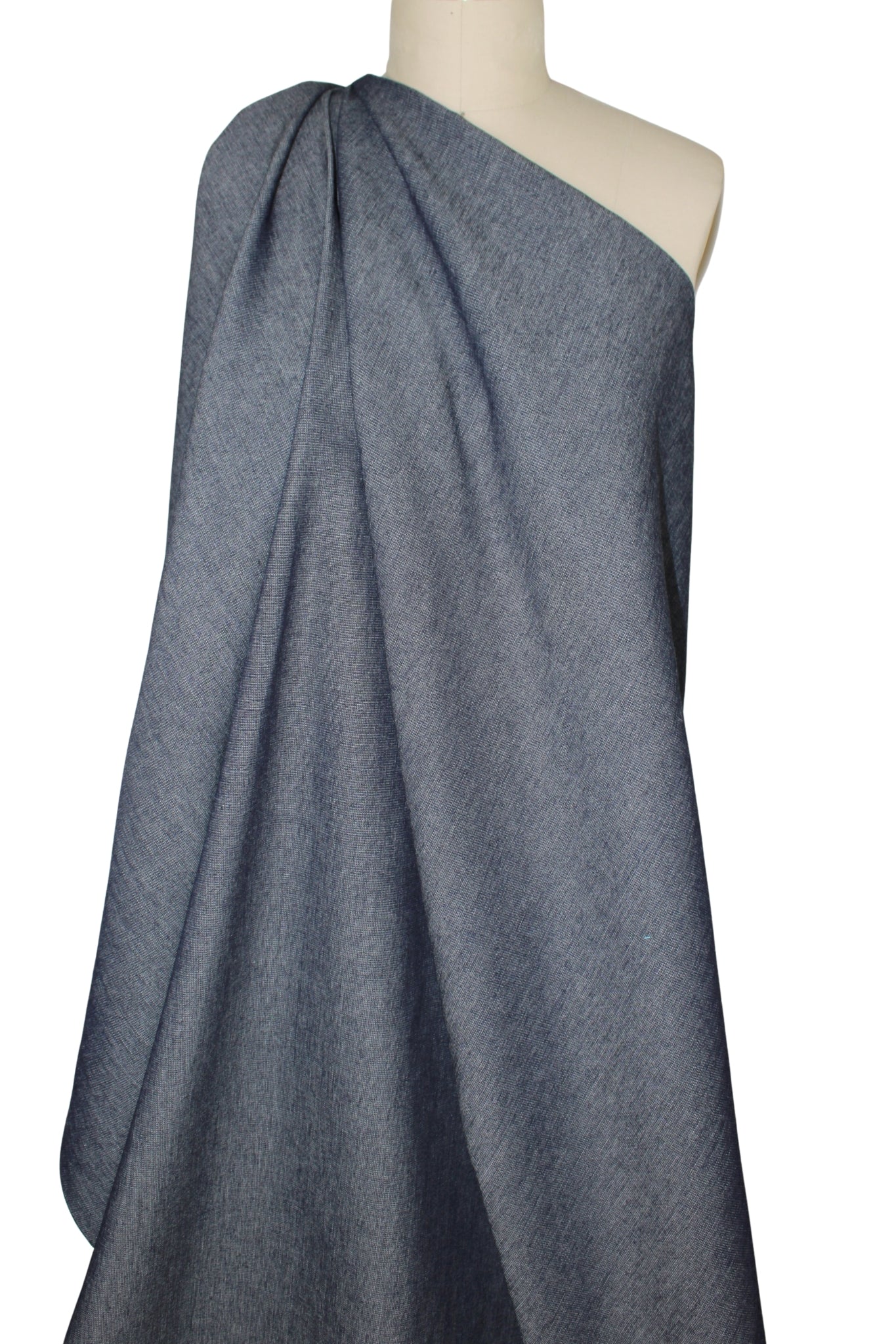 1 1/4 yards of Linen Blend "Denim" - Deep Dark Wash – Gorgeous Fabrics