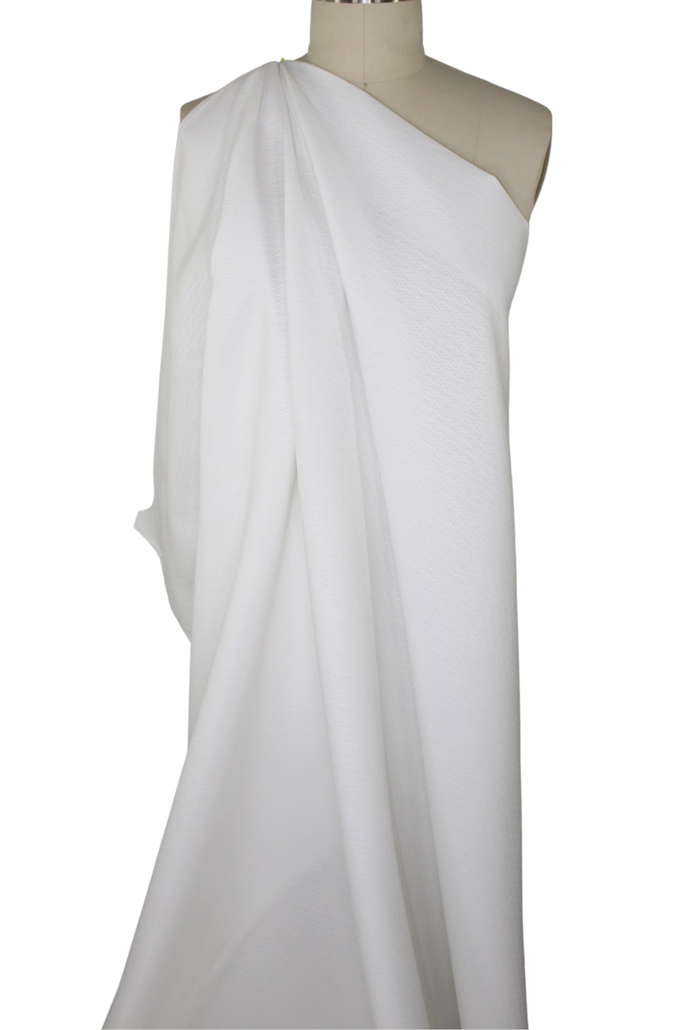 Italian Squiggle Weave Piqué - Soft White – Gorgeous Fabrics