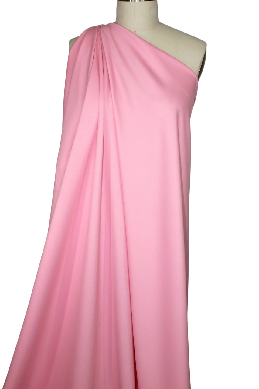 NY Designer Rayon Double Knit - Pink Carnation – Gorgeous Fabrics