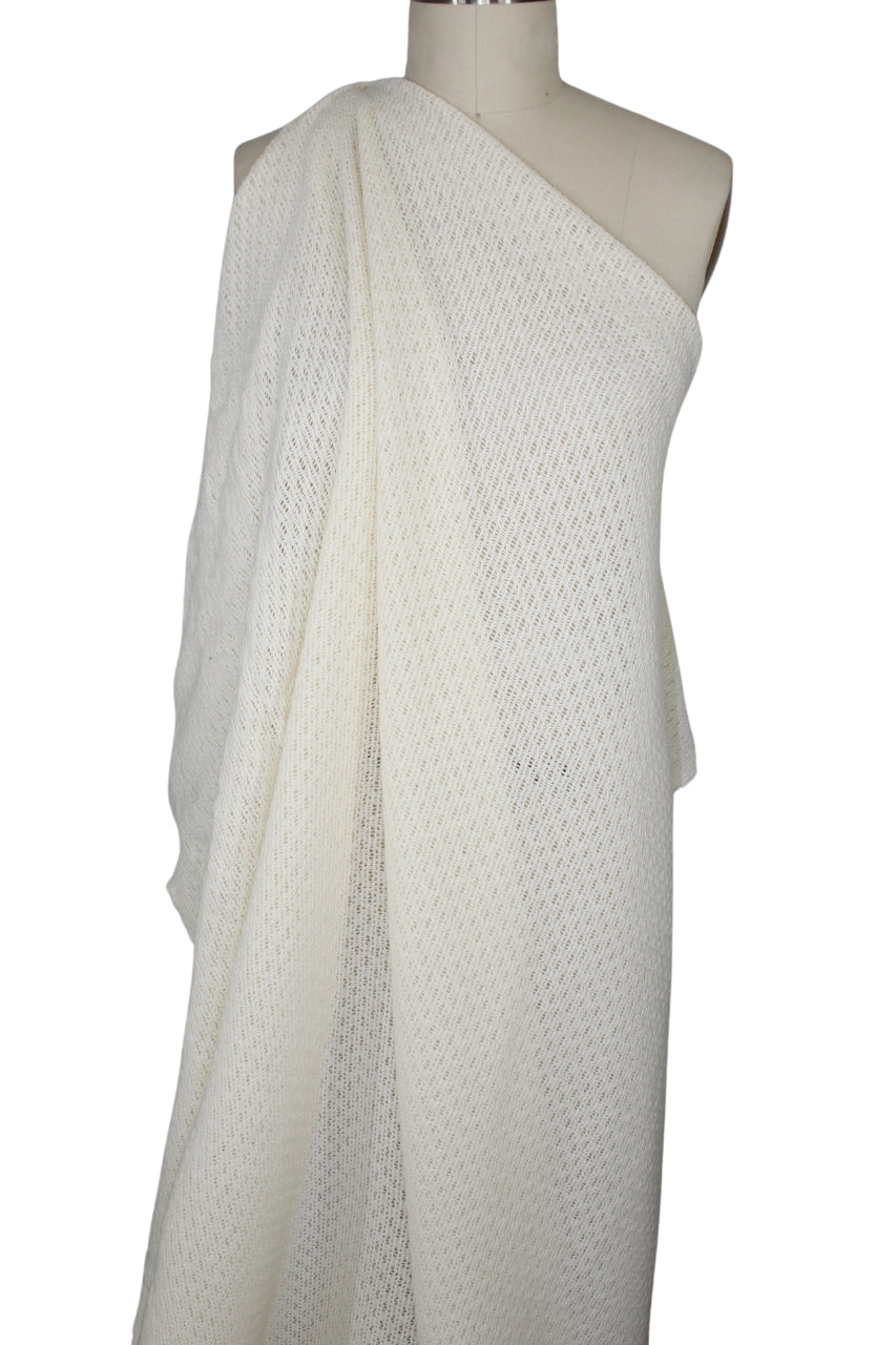 Italian Wool Sweater Knit - Ivory – Gorgeous Fabrics