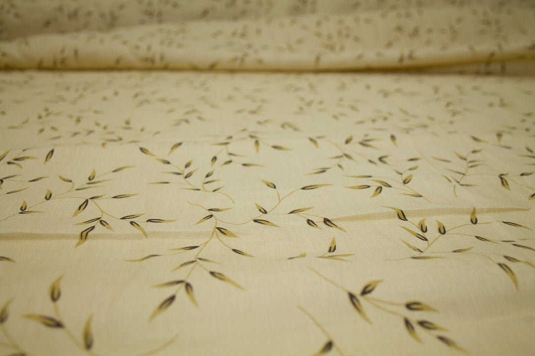 Milkweed Garden Linen - Wheat Tones – Gorgeous Fabrics