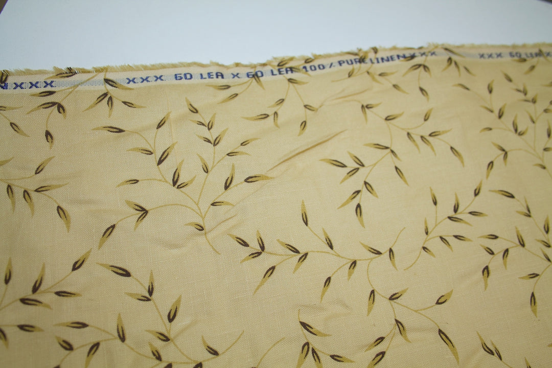 Milkweed Garden Linen - Wheat Tones – Gorgeous Fabrics