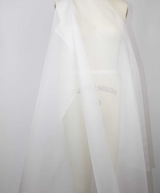 Calamo 54 Inch Wide Silk Organza - Natural White – Gorgeous Fabrics