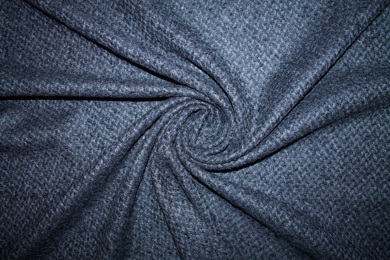 Italian Nubby, Tweedy Wool Bouclé - Black/Gray – Gorgeous Fabrics